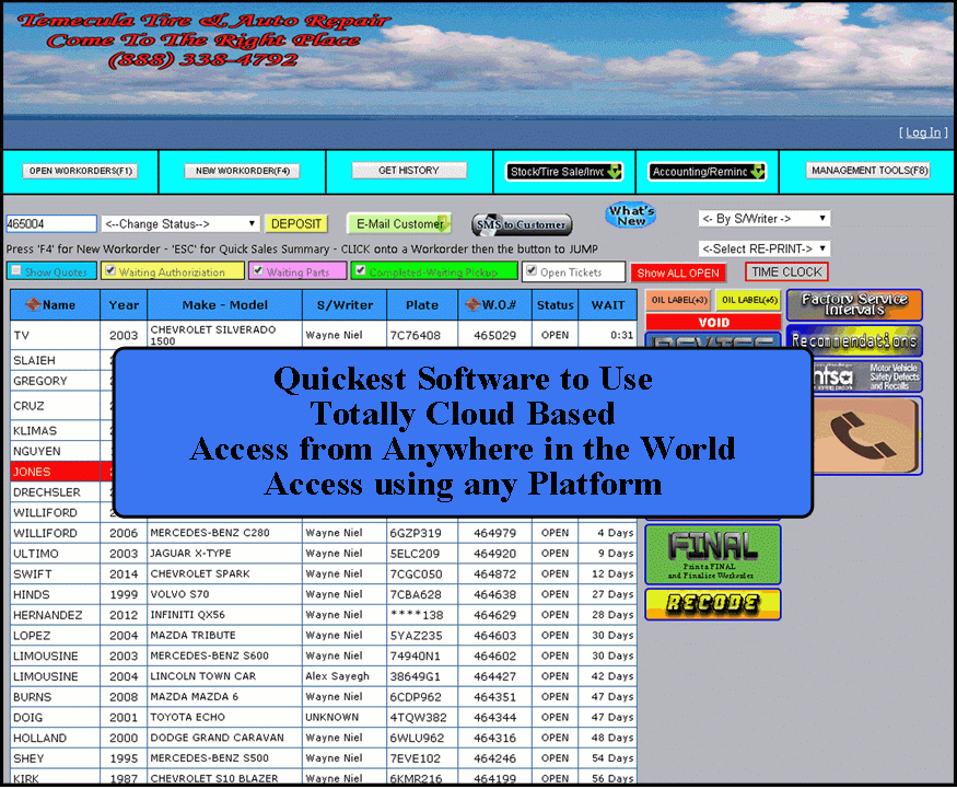 Login |auto workshop software | Cloud Auto Service